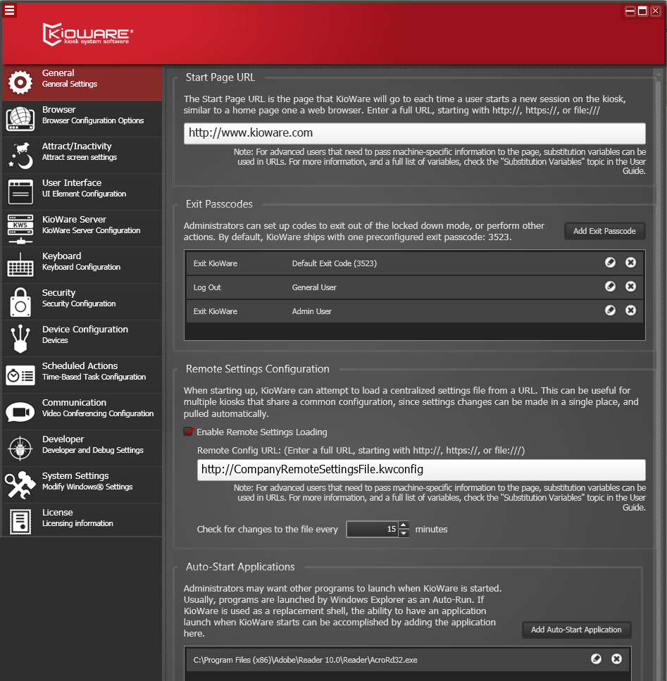 Manage your Windows Kiosk with KioWare Full for Windows